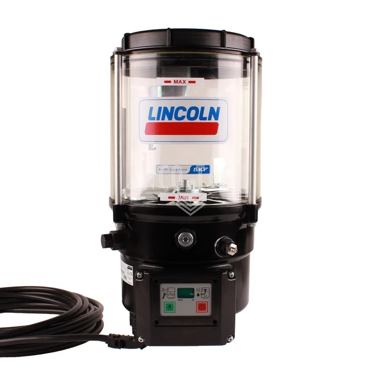 Lincoln P603S grease pump 4 Liter 24V with timer and low level signal ...