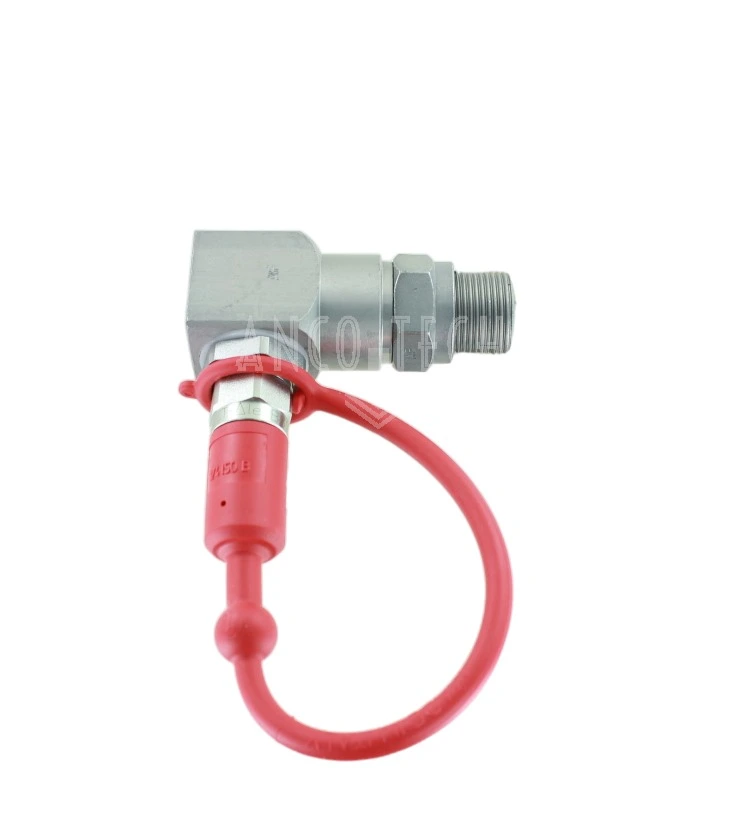 Filling coupling angled M22X1.5 L=80 for quick coupling